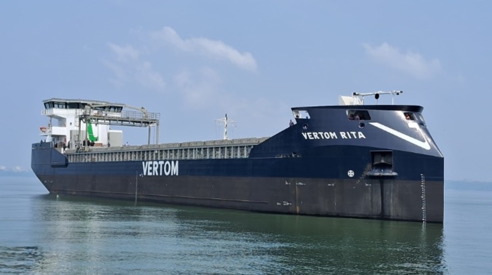 Vertom takes delivery of first diesel-electric 6,000 dwt vessel